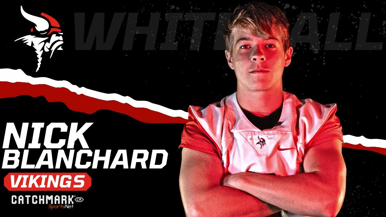 Whitehall 2021 Football Player Profile Nick Blanchard - CatchMark Sports