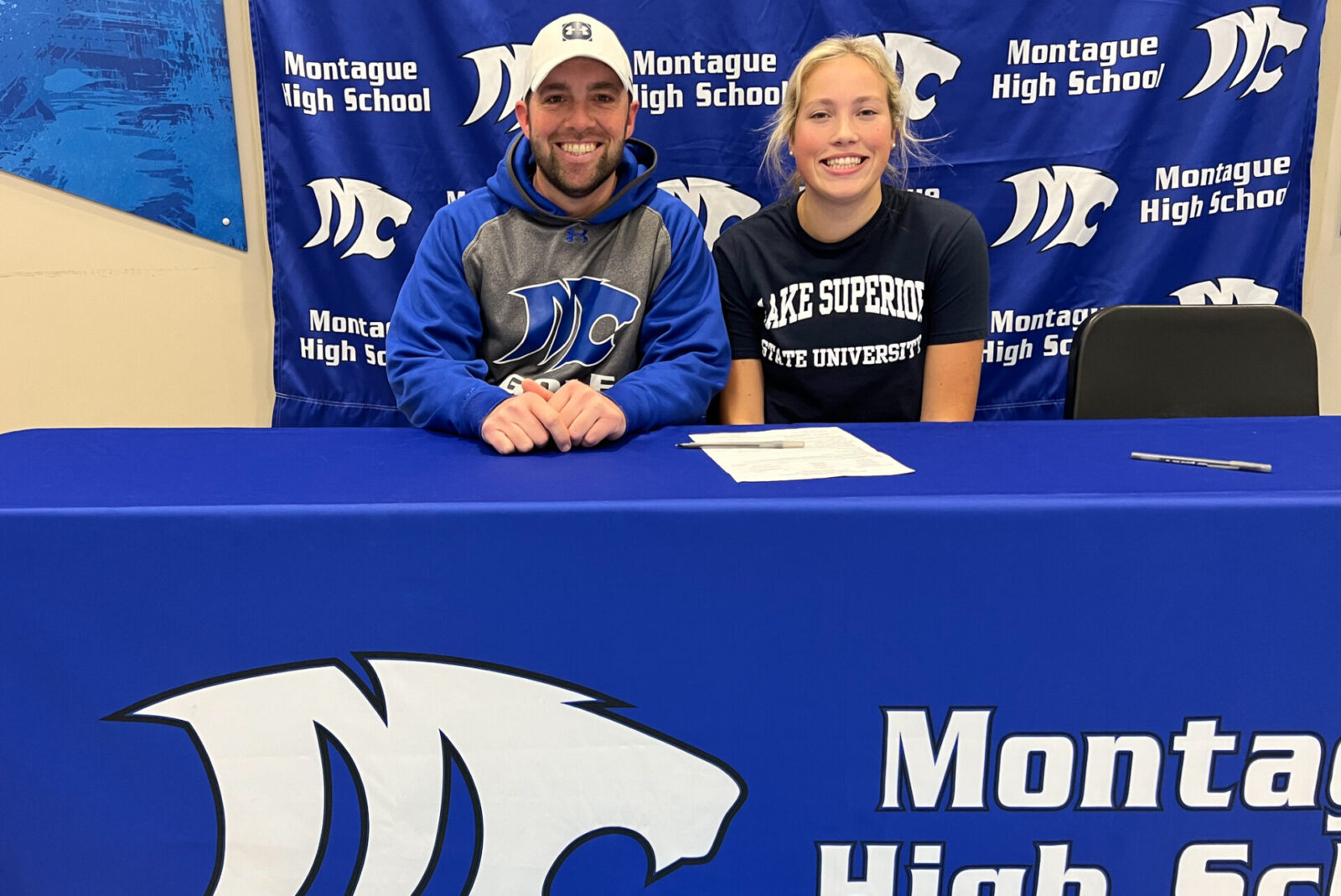 Montague all-state golfer Natalie Kellogg signs with Lake Superior ...