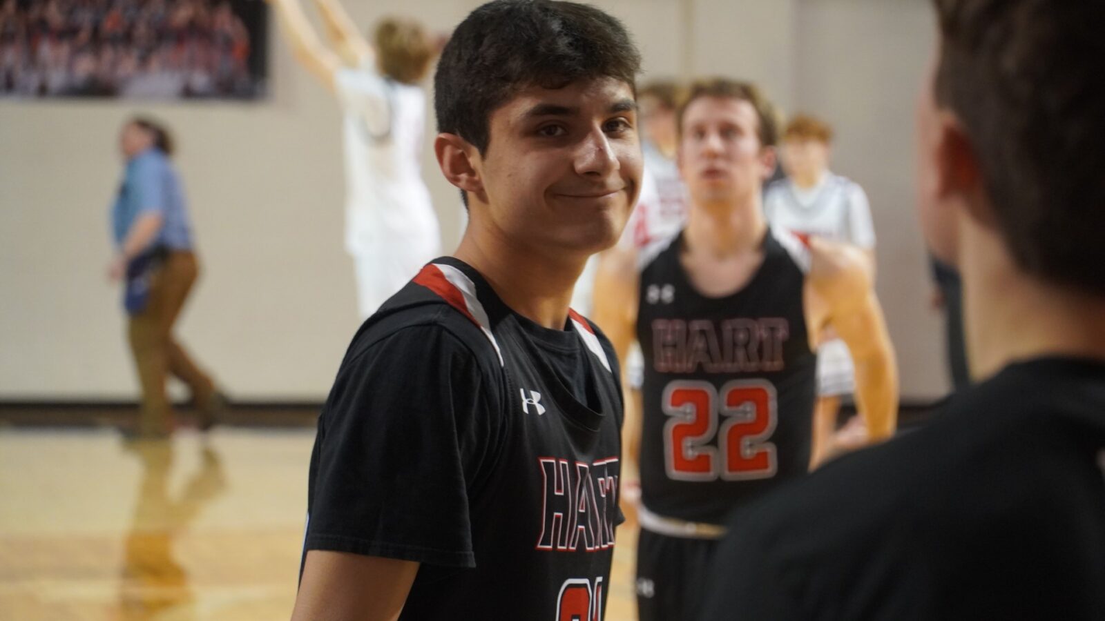 Hart boys basketball team advances on big, milestone night for Parker ...