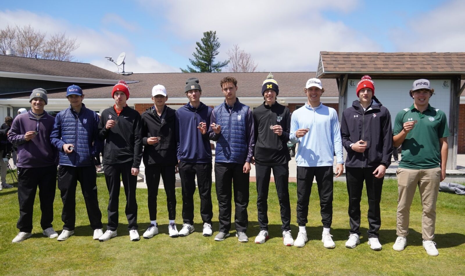 Golf a special link between Montague coach Brad Tate and his son, who ...