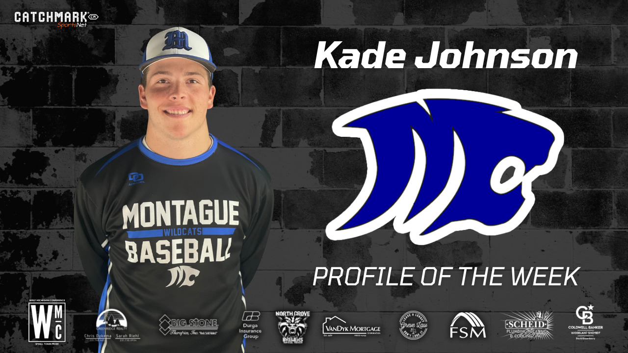 Montague ace Kade Johnson all business on the baseball field - CatchMark Sports