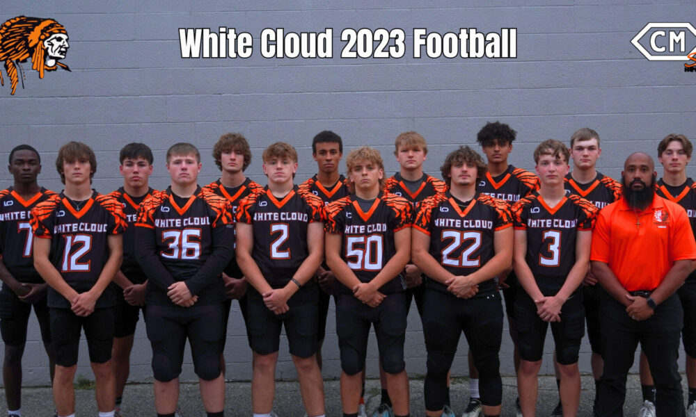 See photos, hype video, podcast from White Cloud football’s 2023 media ...